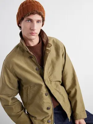 GOD'S TRUE CASHMERE Carnelian-embellished Ribbed Cashmere Beanie