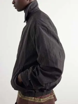 Comme Des Garçons Striped Herringbone Woven Jacket