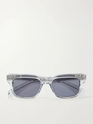JACQUES MARIE MAGE Molino Square-frame Acetate Sunglasses - Silver
