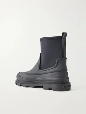 Moncler Vera Pulse Scuba And Rubber Hiking Boots - Black