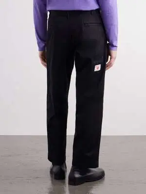 HUMAN MADE Tapered Pleated Cotton-canvas Trousers