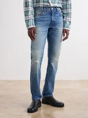 Ralph Lauren Distressed Slim-fit Jeans