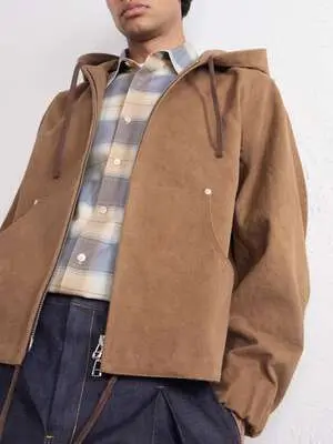 SAGE NATION Duck Cotton-canvas Hooded Blouson Jacket