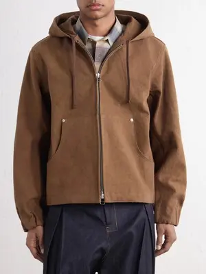 SAGE NATION Duck Cotton-canvas Hooded Blouson Jacket