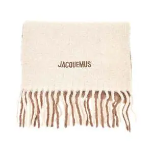 Jacquemus Moisson' Alpaca-blend Scarf - Beige