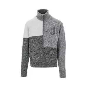 Jacquemus Orando' Woo And Cashmere Sweater - Grey