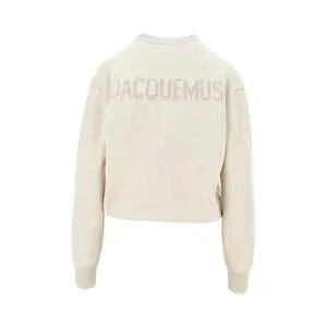 Jacquemus Logo Intarsia Merino Wool Sweater