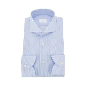 XACUS Cotton Tailor Fit 'travel' Shirt - Blue