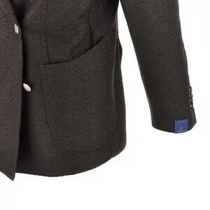 SANTANIELLO Mélange Tweed Tailored Jacket