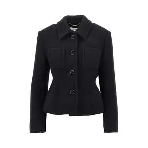 Chloé Bouclé Wool Slim Fit Jacket