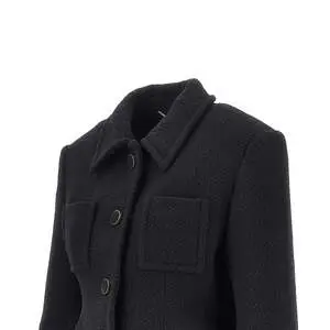 Chloé Bouclé Wool Slim Fit Jacket