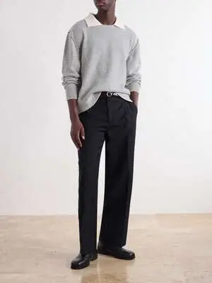 MFPEN Service Straight-leg Cotton-blend Hopsack Trousers