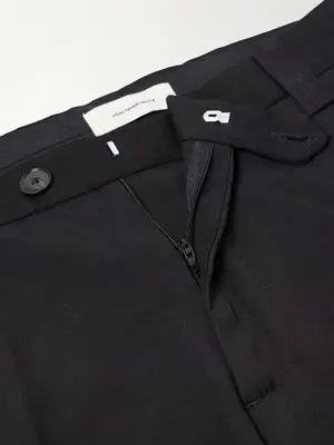 MFPEN Service Straight-leg Cotton-blend Hopsack Trousers - Black