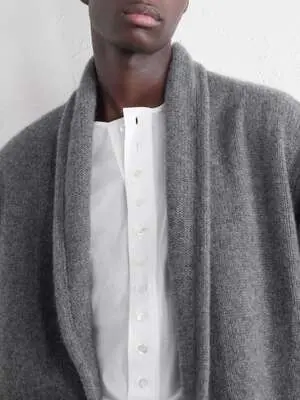 THE ELDER STATESMAN Shawl-collar Cashmere Cardigan