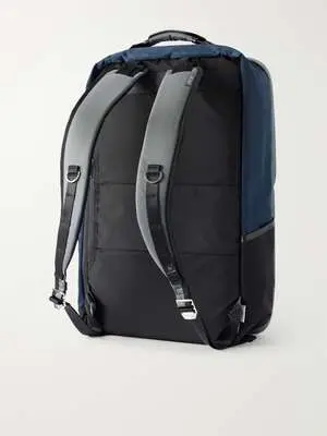 MASTER-PIECE CO Potential 3way Convertible Leather And Canvas-trimmed Cordura® Mastertex Backpack