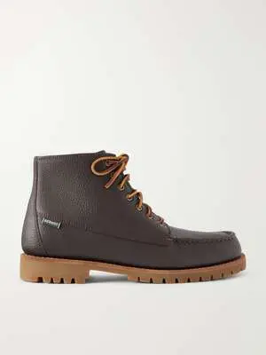 SEBAGO Carter Full-grain Leather Lace-up Boots - Dark Brown