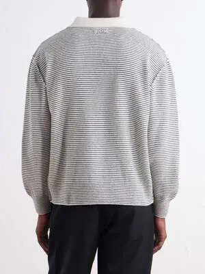 MFPEN Charming Striped Wool Polo Sweater