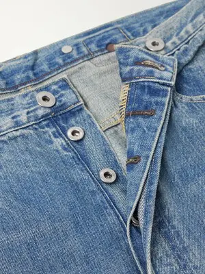 A.PRESSE Tapered Distressed Jeans