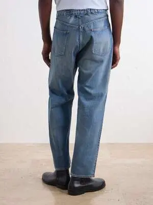 A.PRESSE Tapered Distressed Jeans