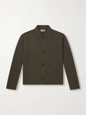 MARGARET HOWELL Merino Wool Cardigan - Green