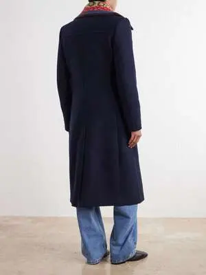 Dries Van Noten Double-breasted Wool-blend Twill Coat