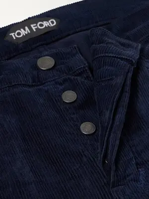 TOM FORD Slim-fit Cotton-blend Corduroy Trousers