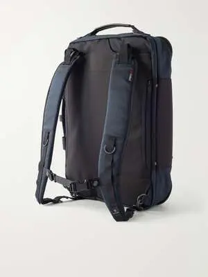 MASTER-PIECE CO Rise Leather And Canvas-trimmed Cordura® Mastertex Backpack