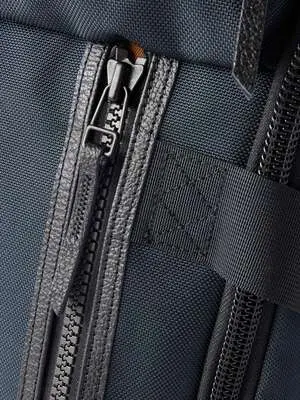 MASTER-PIECE CO Rise Leather And Canvas-trimmed Cordura® Mastertex Backpack