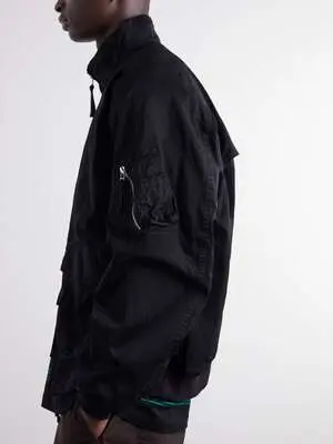 Comme Des Garçons Twill Bomber Jacket