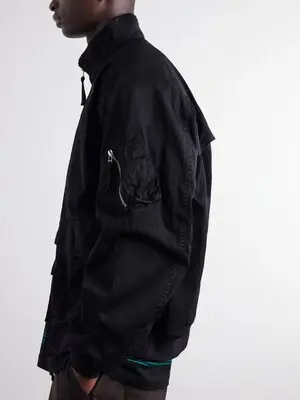 Comme Des Garçons Twill Bomber Jacket