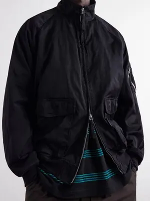 Comme Des Garçons Twill Bomber Jacket