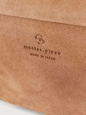 MASTER-PIECE CO Grave Suede And Shell Messenger-bag