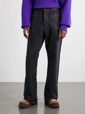 Balenciaga Straight-leg Jeans - Black