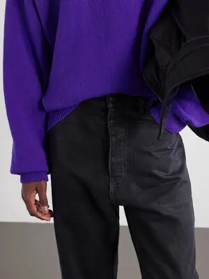 Balenciaga Straight-leg Jeans - Black