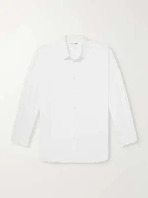 Comme Des Garçons Cotton-poplin Shirt - White