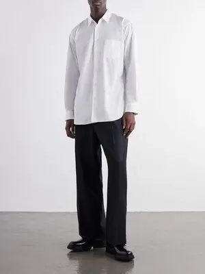 Comme Des Garçons Cotton-poplin Shirt - White