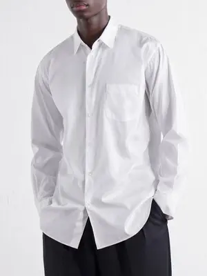 Comme Des Garçons Cotton-poplin Shirt - White