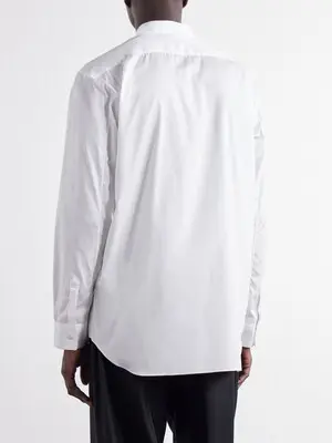 Comme Des Garçons Cotton-poplin Shirt - White