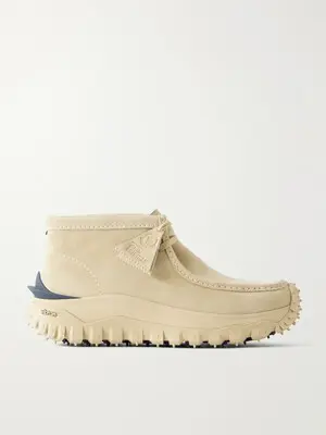 Moncler Clarks Trailgrip Wallabee Gtx Suede Hiking Boots - Neutrals