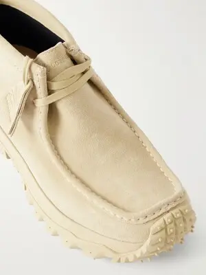Moncler Clarks Trailgrip Wallabee Gtx Suede Hiking Boots - Neutrals