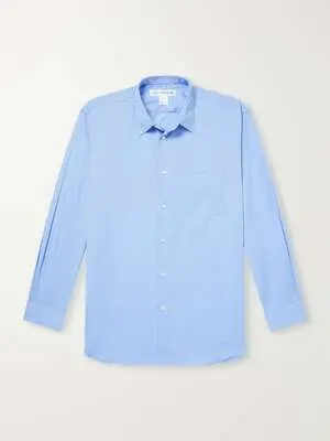 Comme Des Garçons Cotton-poplin Shirt - Blue