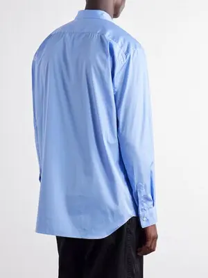 Comme Des Garçons Cotton-poplin Shirt - Blue