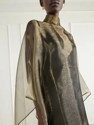TALLER MARMO Sphinx Lurex Fil-coupé Gown