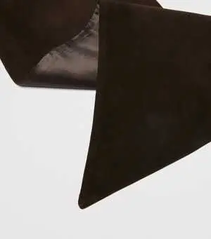 Max Mara Lambskin Scarf - Brown