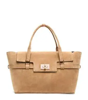 Max Mara Suede Tote Bag