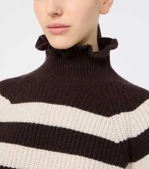 Max Mara Wool-cashmere Stripe Sweater