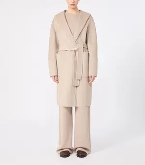 Max Mara Wool-cashmere Wrap Coat