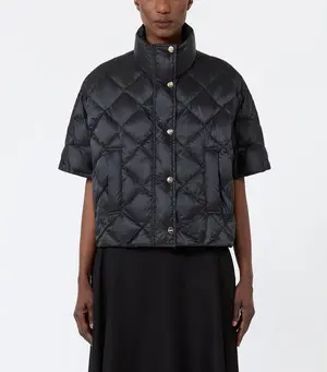 Max Mara Padded Quilted Cape
