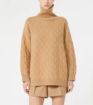 Max Mara Wool-cashmere Sweater - Beige