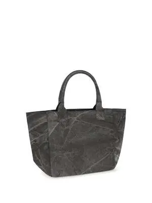 GANNI Medium Trapeze Flower-print Shopping Bag
